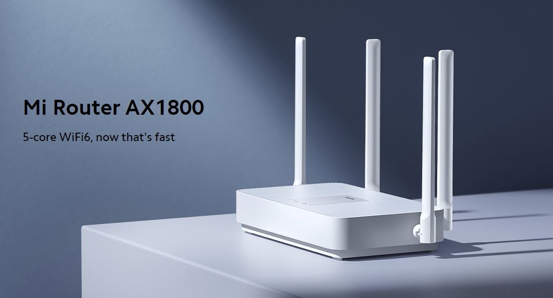 Xiaomi Mi Router AX1800 WiFi 6 Gigabit Dual-band 1775Mbps