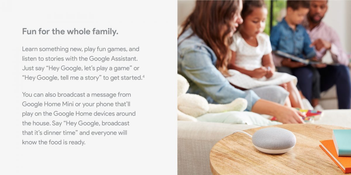Google Home Mini (1st Generation) - Smart Speaker with Google Assistant