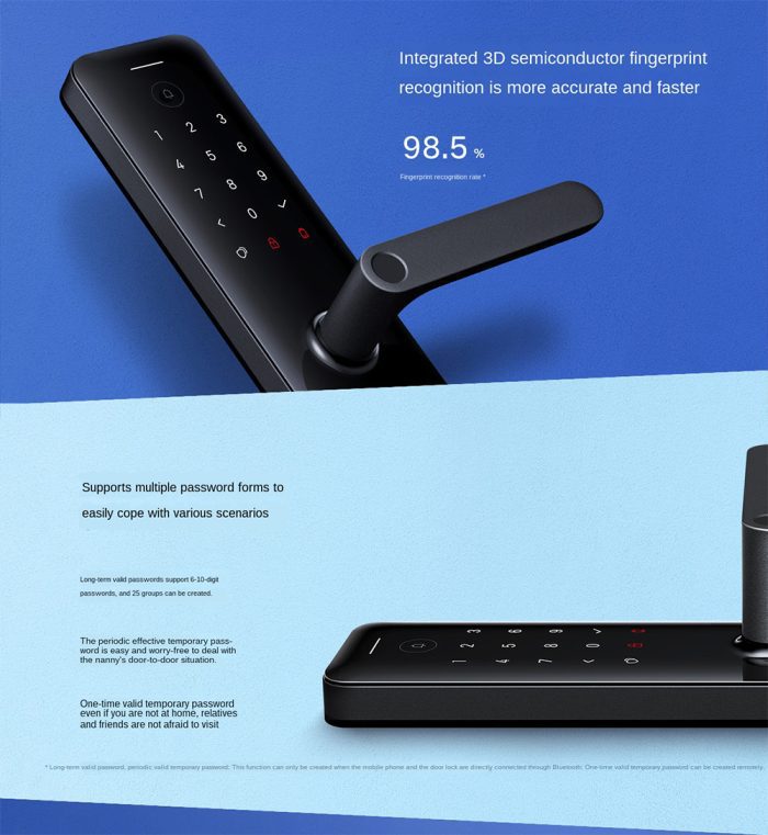 Xiaomi Smart Door Lock E Fingerprint Homekit | Gadget Studio BD