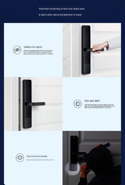Xiaomi Smart Door Lock E Fingerprint Homekit | Gadget Studio BD