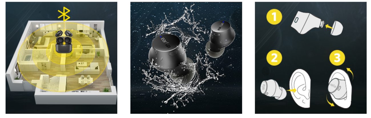 EarFun Free Mini Wireless Earbuds with IPX7 | Gadget Studio BD