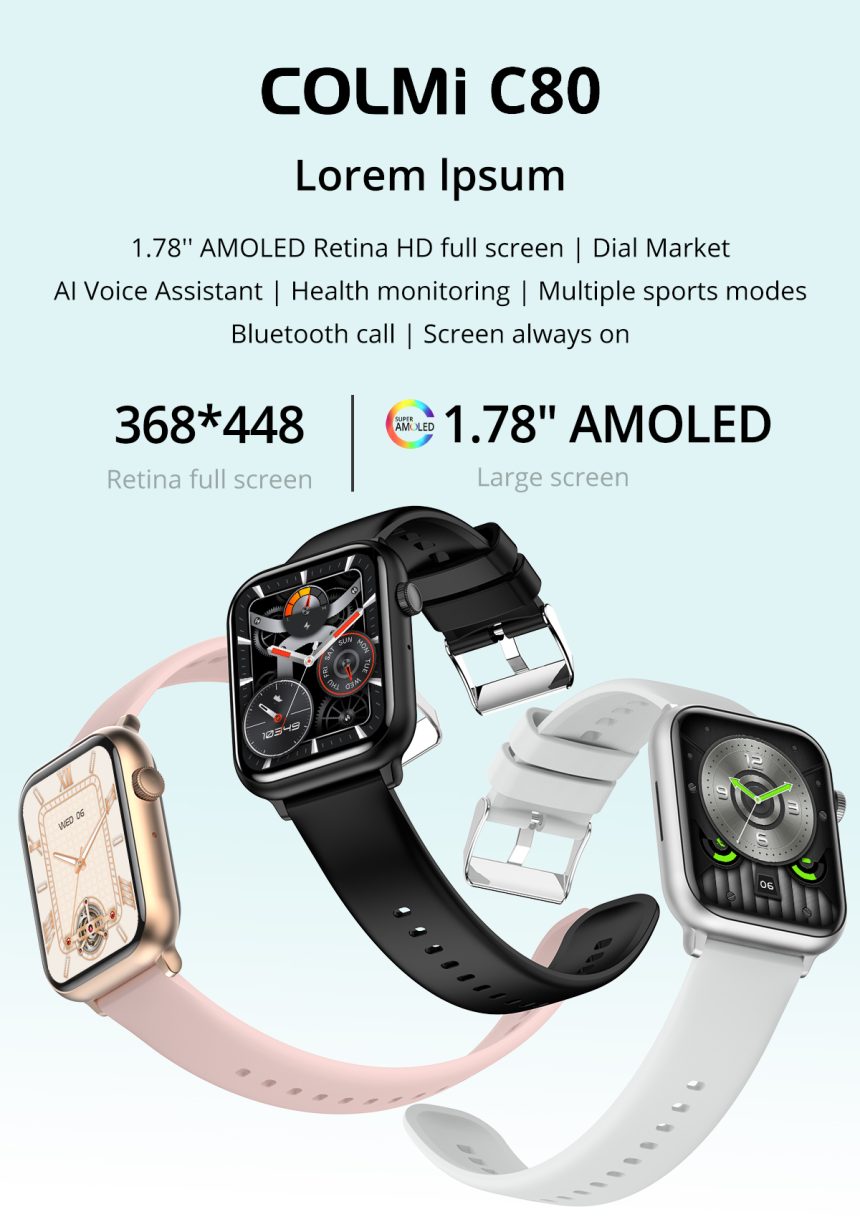 COLMi C80 Smartwatch AMOLED | Gadget Studio BD