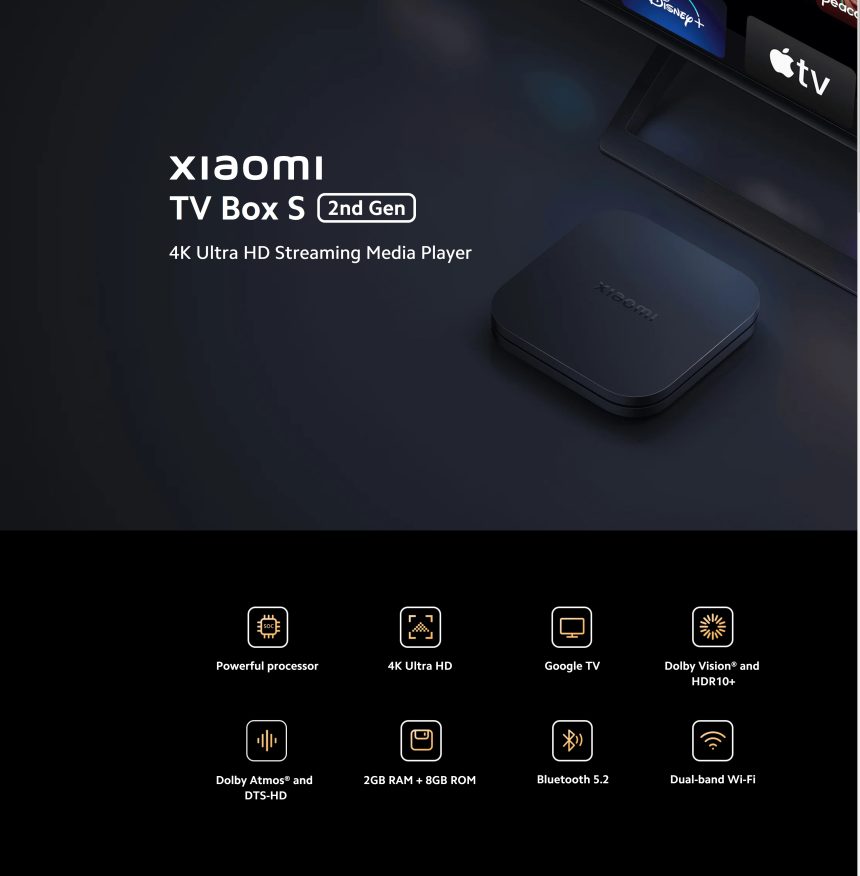 Xiaomi TV Box S 2nd Gen 4K Ultra HD | Gadget Studio BD