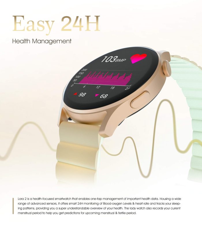 Kieslect Lora 2 Lady Calling Smart Watch | Gadget Studio BD