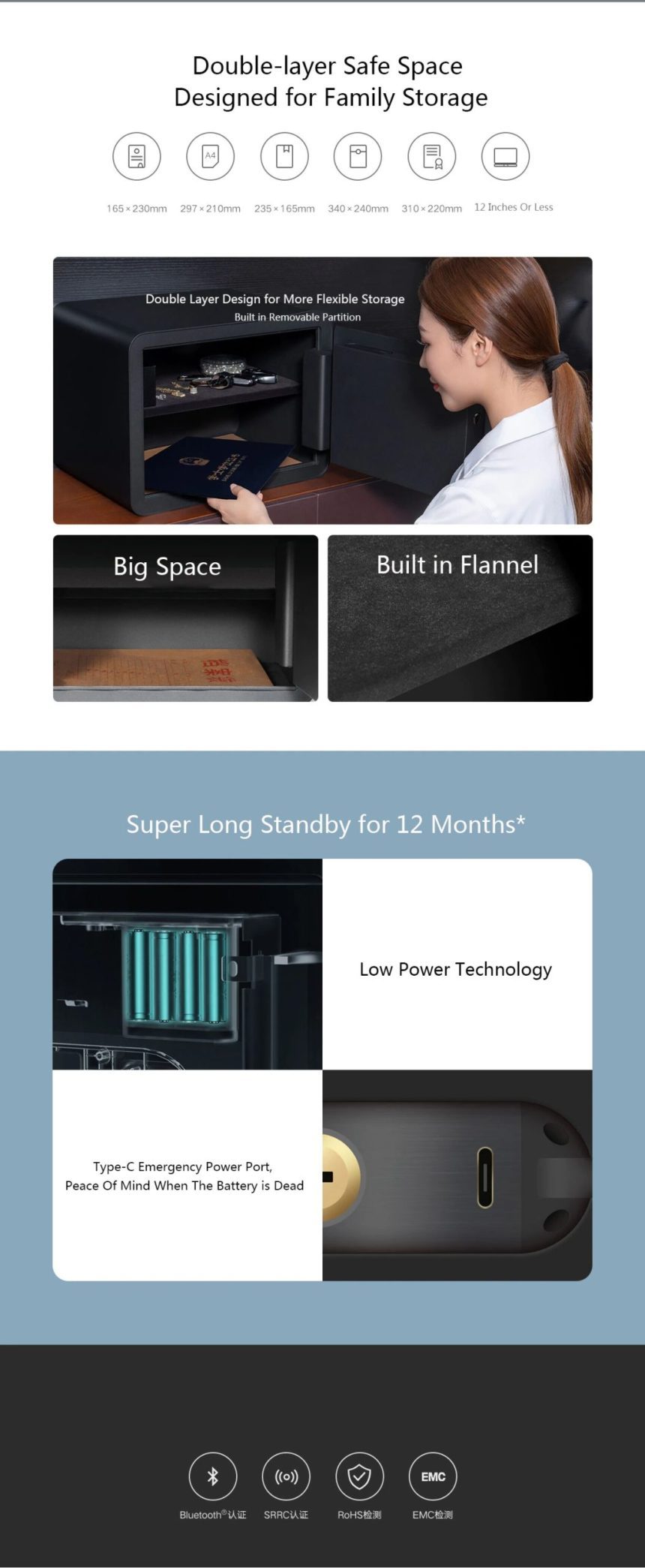 Xiaomi Mijia Smart Safe Deposit Box | Gadget Studio BD
