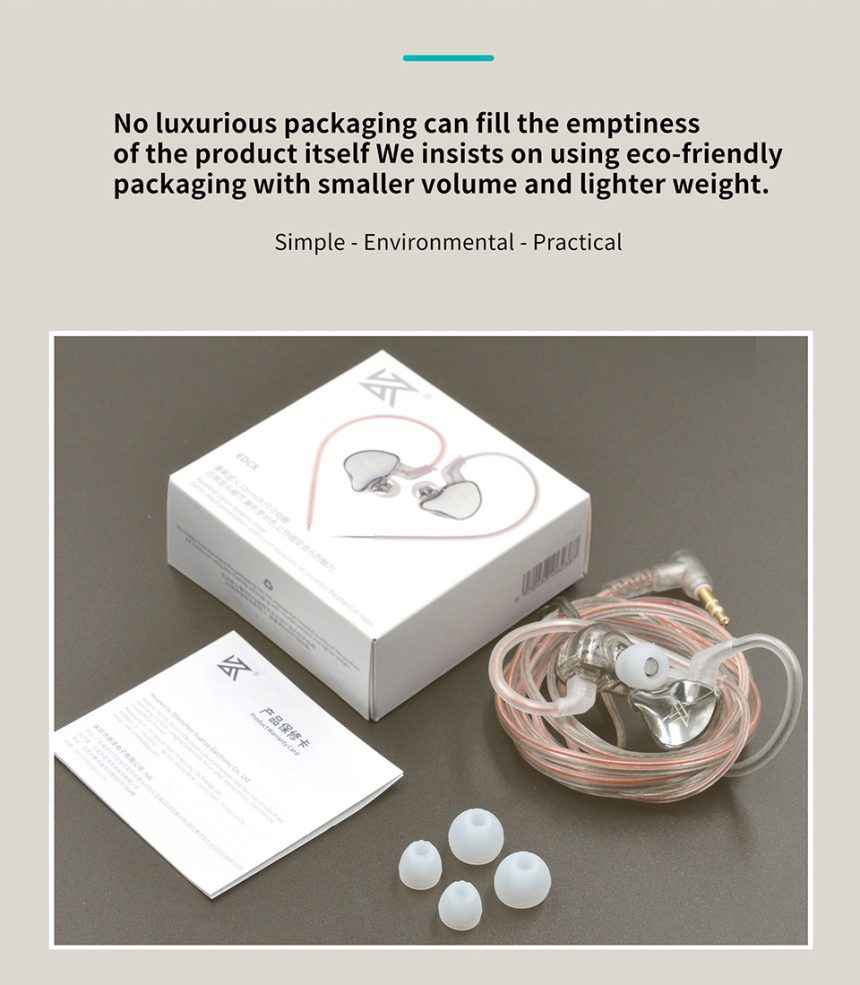 KZ EDCX Dynamic Driver Hi-Fi Earphone | Gadget Studio BD