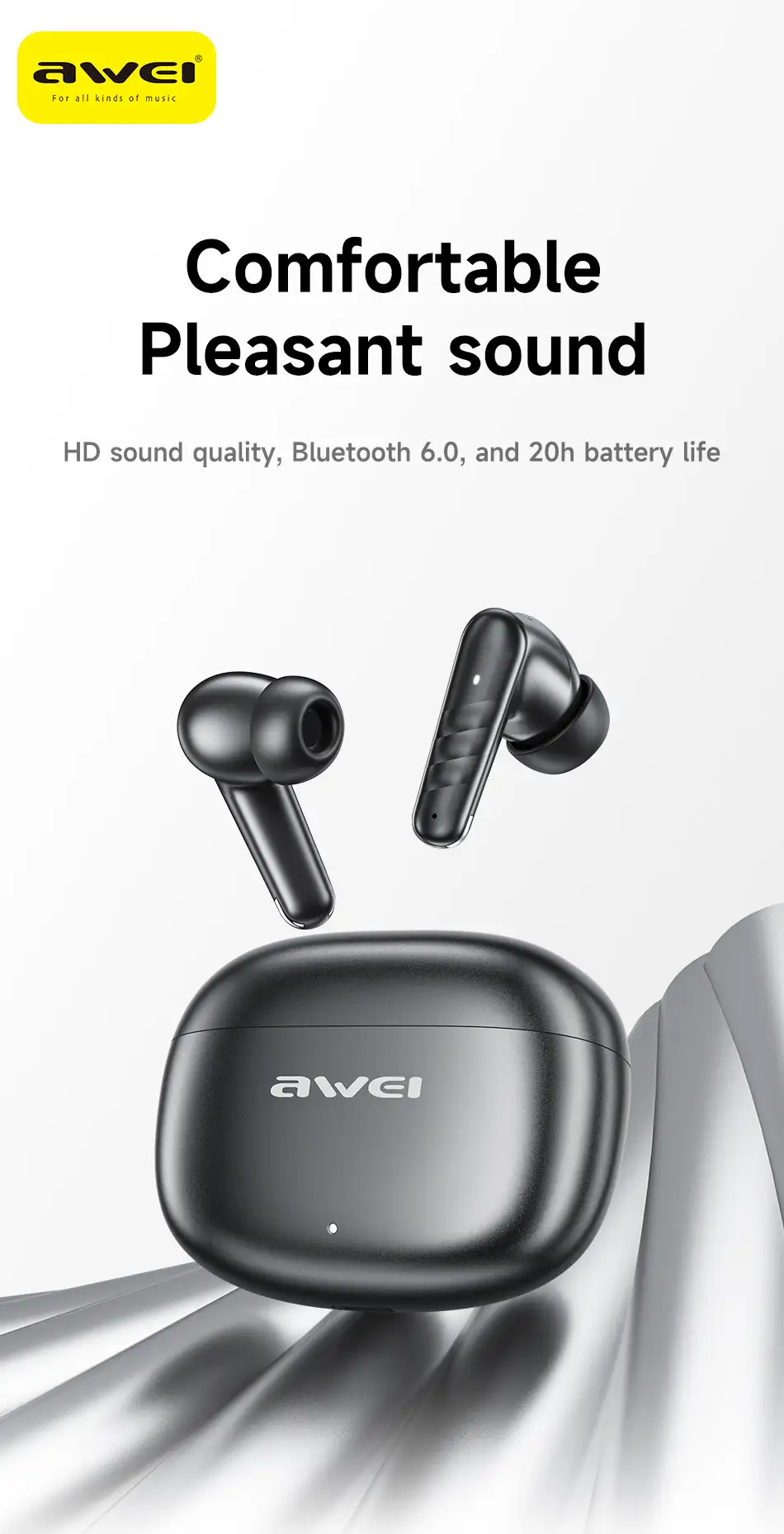 AWEI T108 TWS Gaming Earbuds Best Price in Bangladesh
